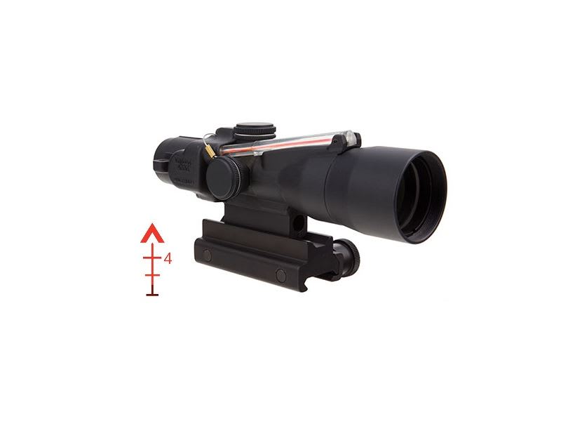 Trijicon ACOG 3x30mm Red Chevron - The Modern Sportsman