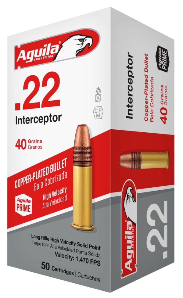 AQUILA INTERCEPTOR 22LR 40GR HV - The Modern Sportsman