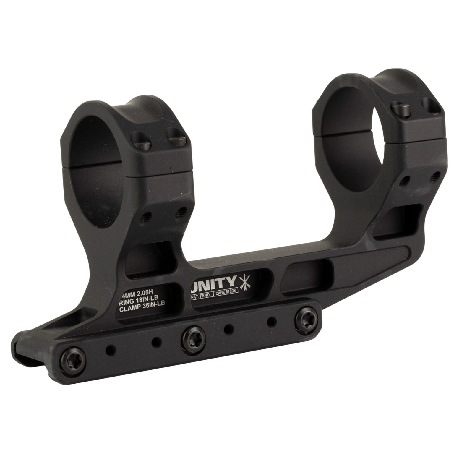 Unity Tactical Scope Mount 34mm - The Modern Sportsman