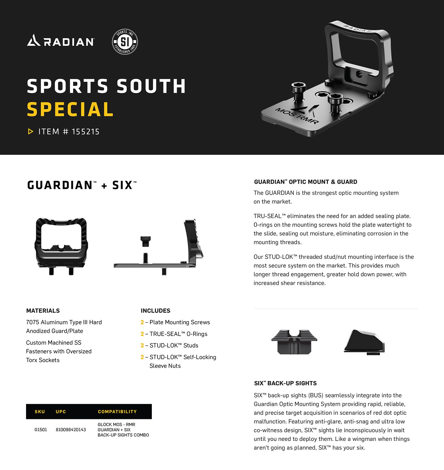 Radian Guardian Optic Guard - The Modern Sportsman