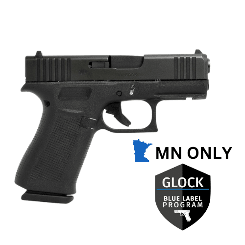Glock 43X 9mm AMGLO (Blue Label) - The Modern Sportsman
