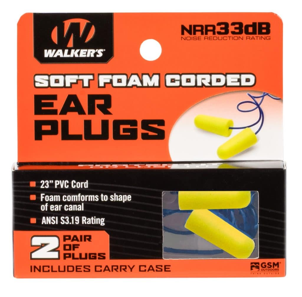 Walker's Corded Foam Plug - The Modern Sportsman