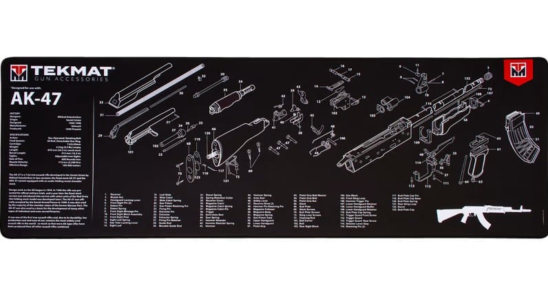 Tekmat Rifle Mat Ak47 Black - The Modern Sportsman
